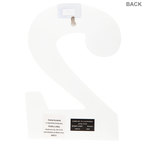 White Wood Number Wall Decor - 2 | Hobby Lobby | 244012